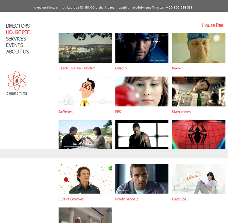 Dynamo films | Reference | Infonia